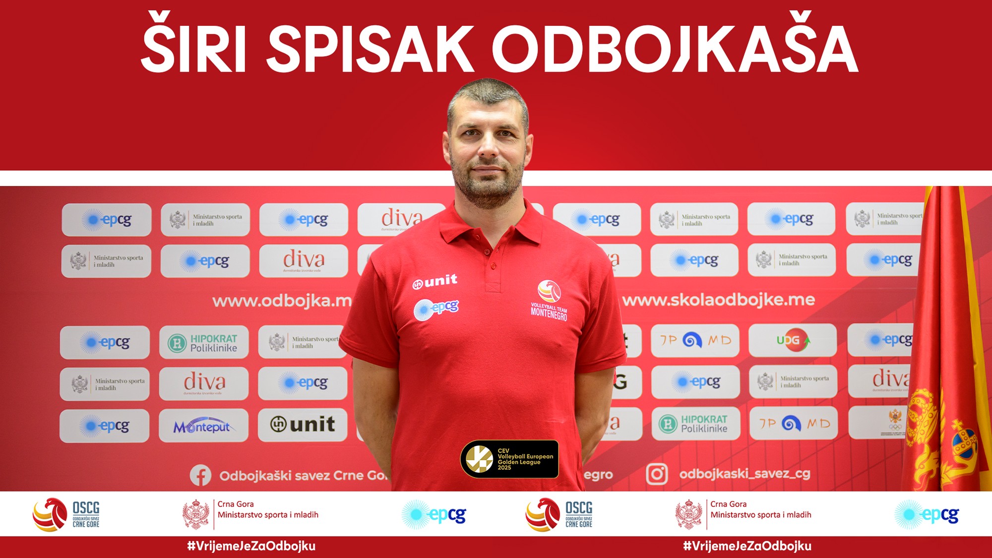 Ivica Jevtić objavio širi spisak odbojkaša za Zlatnu ligu ...